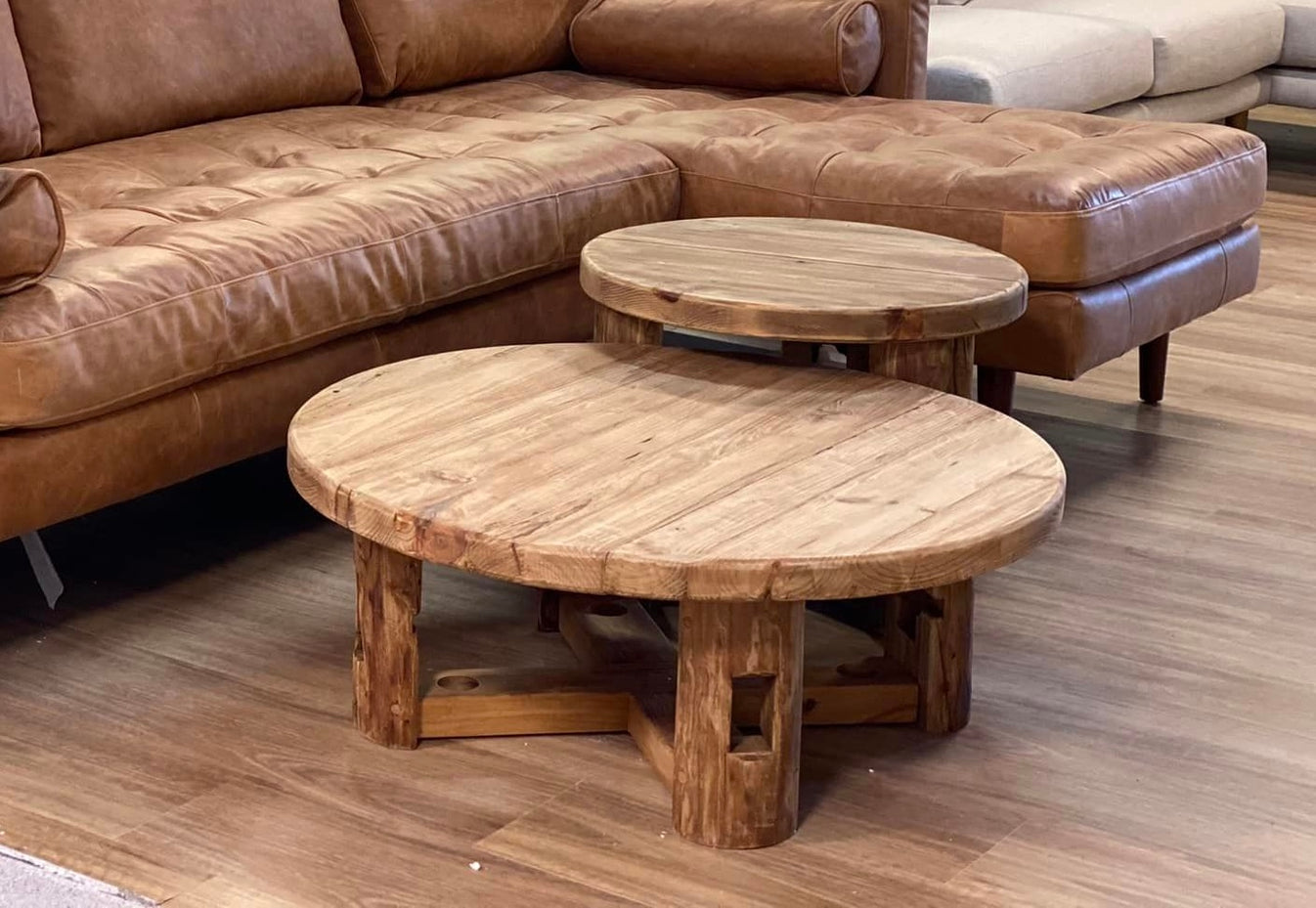 Plantation Coffee Table - Round – Brisbane Furniture