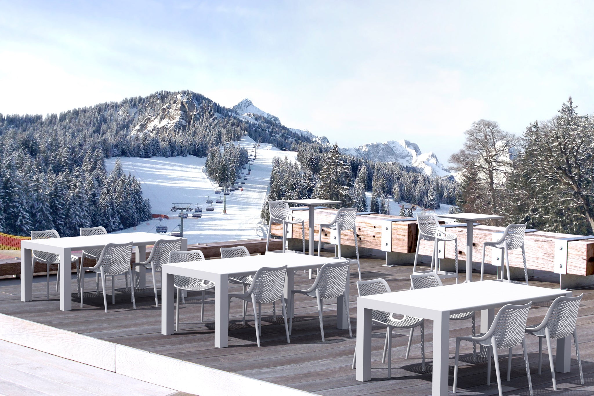 Tangalooma Outdoor Chair - White – Brisbane Furniture