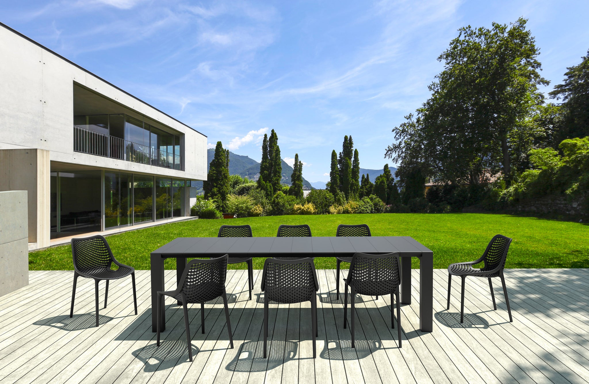 Tangalooma Outdoor Chair - Black – Brisbane Furniture