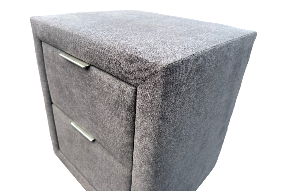 Dusk Bedside Table - Graphite – Brisbane Furniture