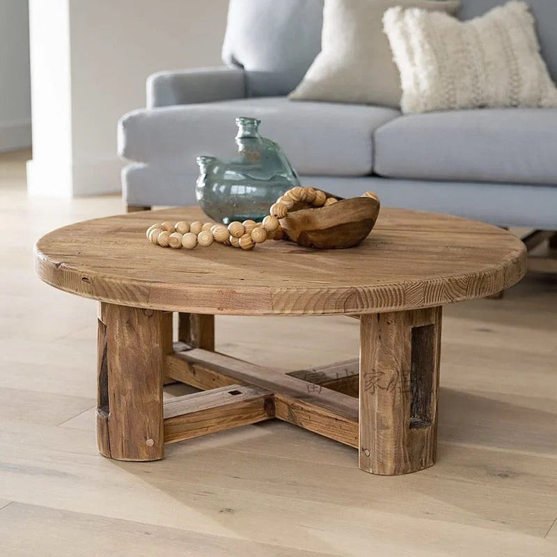 Plantation Coffee Table - Round – Brisbane Furniture
