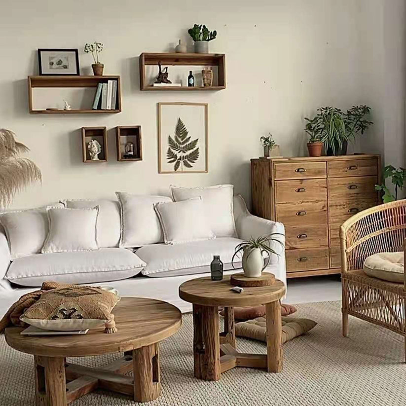 Plantation Coffee Table - Round – Brisbane Furniture
