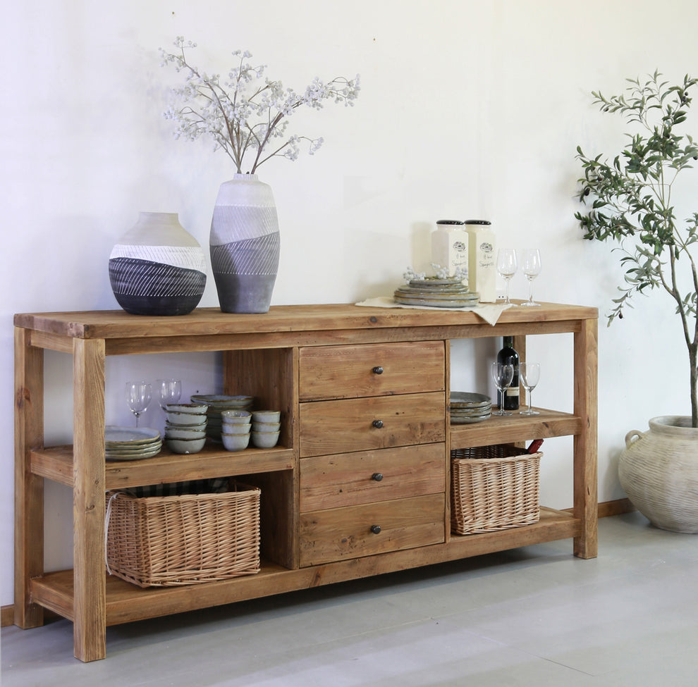 Plantation Buffet - Open (1920mm) – Brisbane Furniture