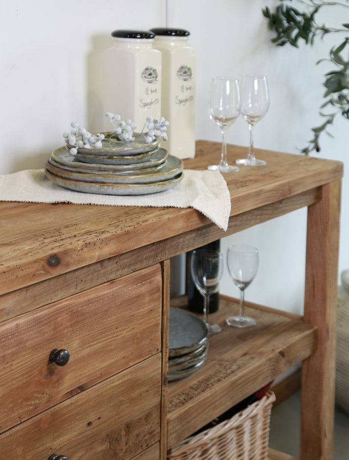 Plantation Buffet - Open (1920mm) – Brisbane Furniture