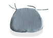 Cross Back Chair Cushion - Hamptons Blue – Brisbane Furniture