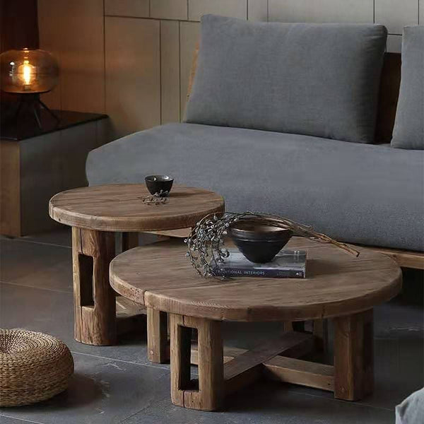 Plantation Coffee Table - Round – Brisbane Furniture