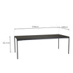 Halo Dining Table (2200mm) – Brisbane Furniture