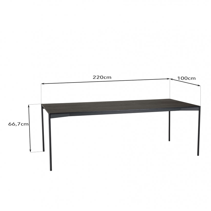 Halo Dining Table (2200mm) – Brisbane Furniture